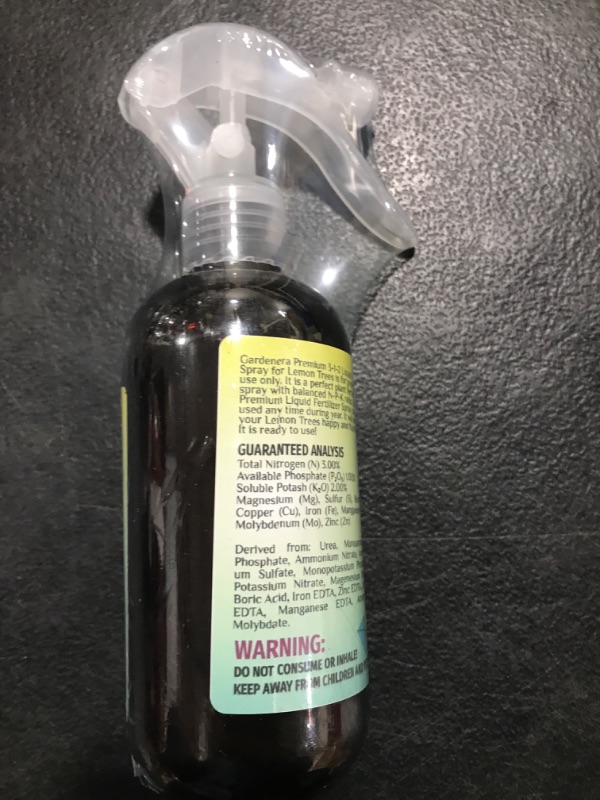Gardenera Proffesional Lemon Tree Spray Fertilizer Mist for Home ...