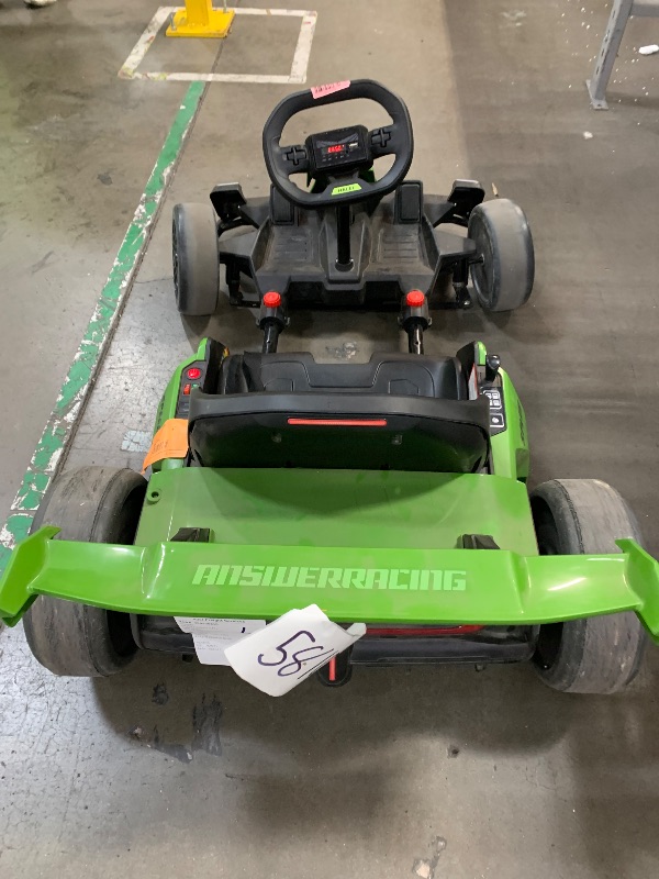 24V Electric Go Kart for Kids?Powerful Drift Kart with Adjustable Seat ...