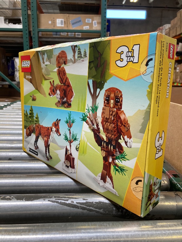 LEGO Creator 3 in 1 Forest Animals Red Fox Toys - Building Toys for ...