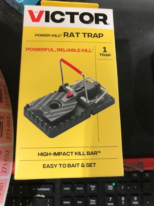 Victor M144B Instant Power-Kill Easy Set Reusable Rat Trap for sale ...