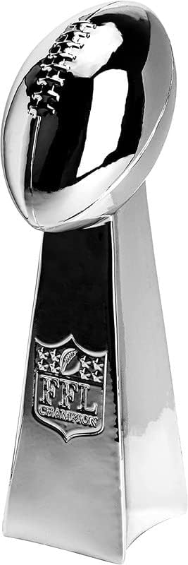 Spire Designs Fantasy Football Trophy - Chrome Replica Championship ...