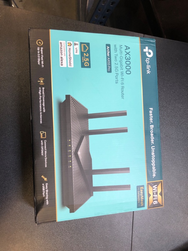 TP-Link Archer AX55 Pro AX3000 Wireless Dual-Band Multi-Gig Router for ...