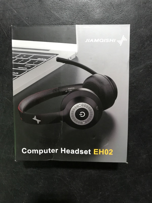 JIAMQISHI Wireless Headset with AI Noise Cancelling Microphone ...