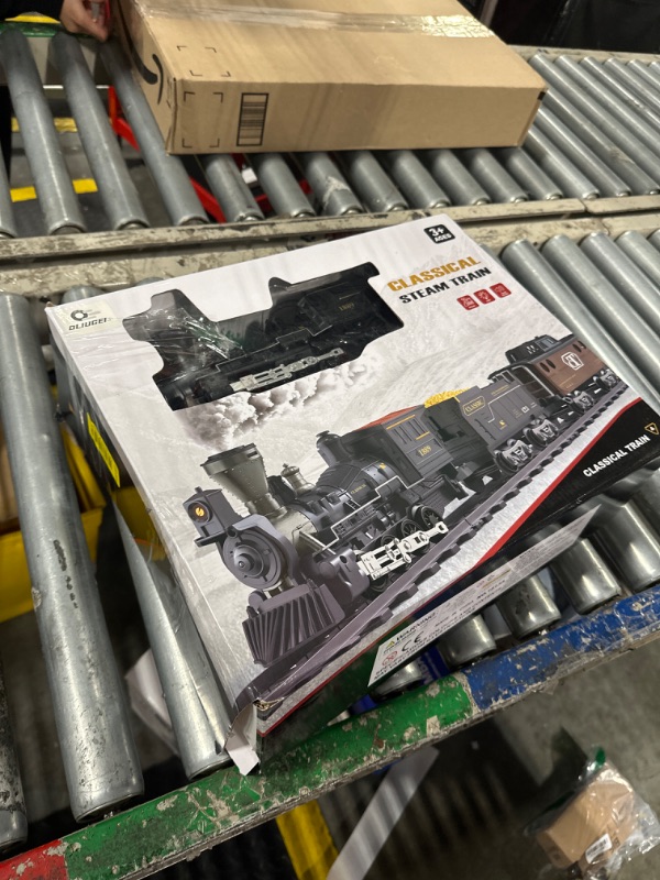 Classic Model Train Set with Steam and Sound, Electric Train Set Toys ...