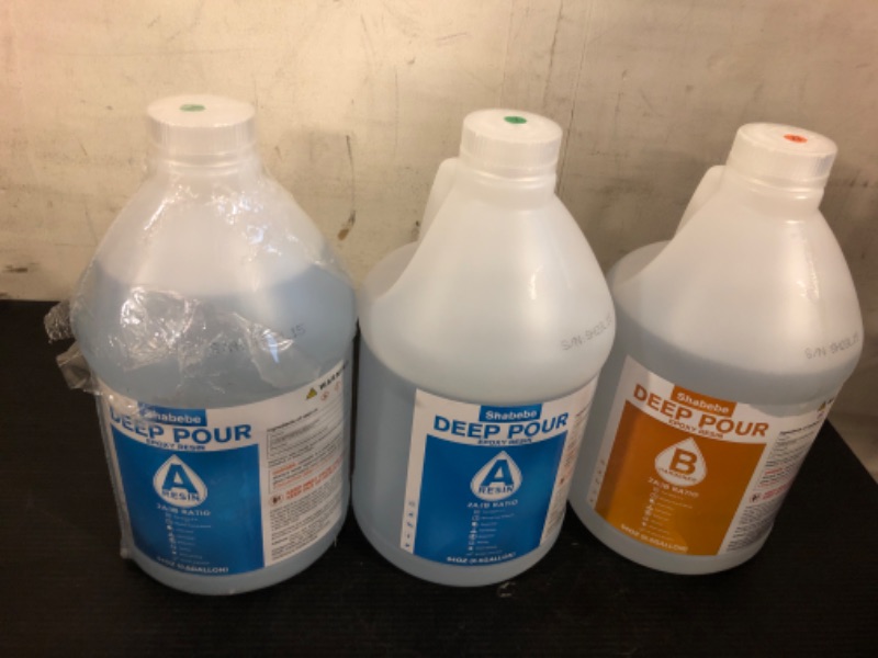 Deep Pour Epoxy Resin 1.5 Gallon, 2 to 4 Inch Depth Clear Epoxy Resin ...