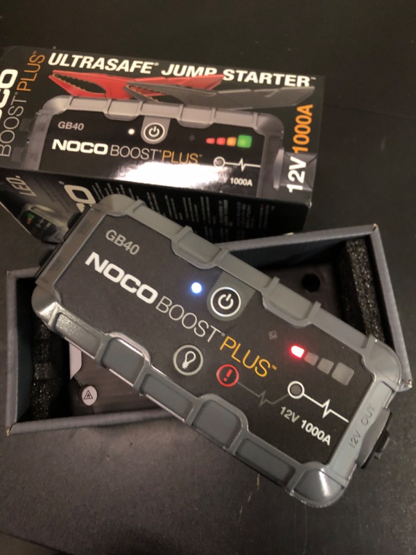 NOCO Genius Boost Plus 1000 Amp UltraSafe Jump Starter & Power Pack for ...