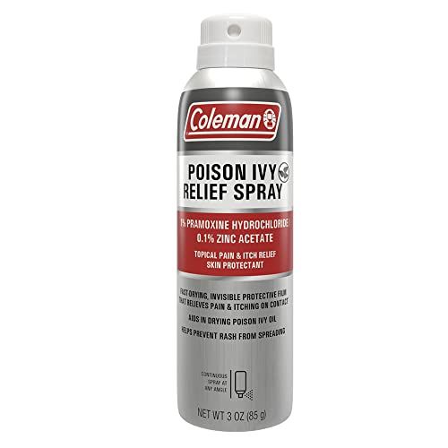 Coleman Poison Ivy Relief Spray, Continuous Spray for Topical Pain and ...