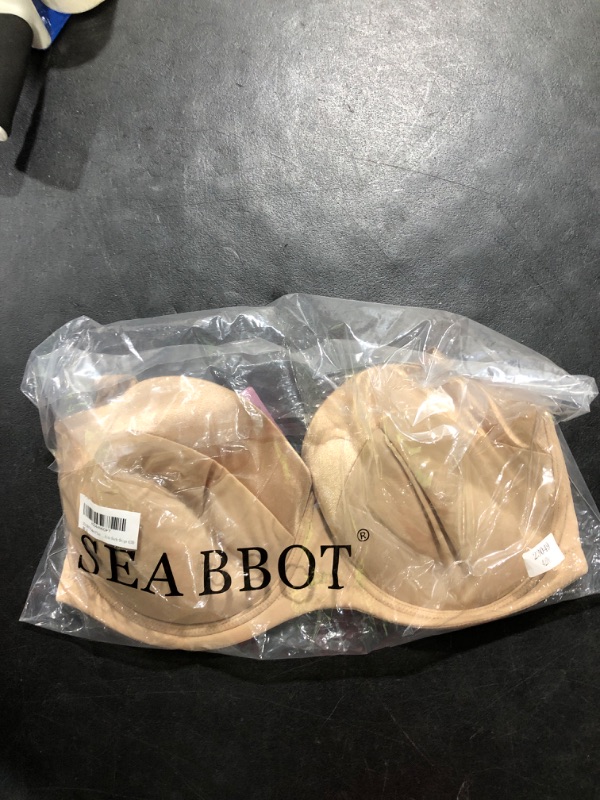 SEA BBOT Women Plus Size Strapless Bra Full Coverage Underwire ...