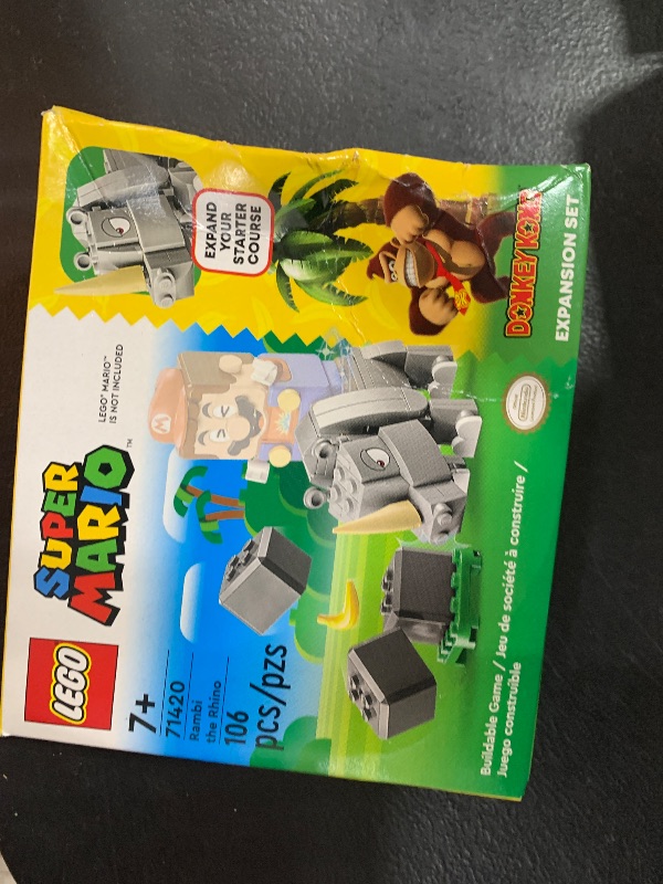 LEGO Super Mario Rambi The Rhino Expansion Set 71420, Game Inspired ...