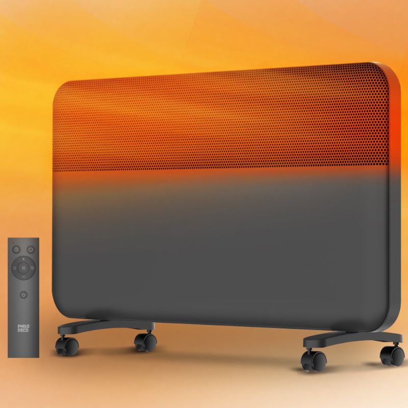 Philodeco Convection Panel Space Heater, 1500W Portable and Wall ...