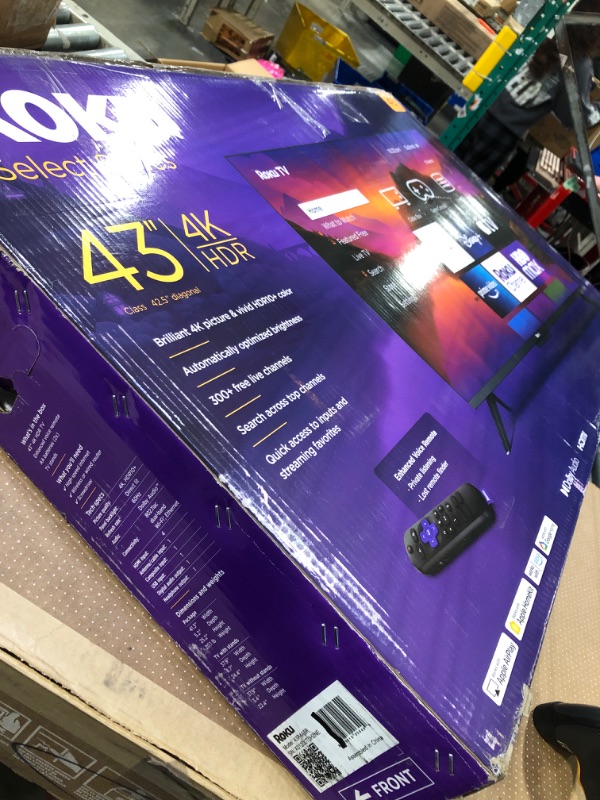 Westinghouse Roku TV - 43 Inch Smart TV, 4K UHD LED TV with Wi-Fi ...