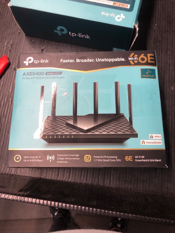 TP-Link AXE5400 Tri-Band WiFi 6E Router (Archer AXE75)- Gigabit Wireless Internet Router, ax ...