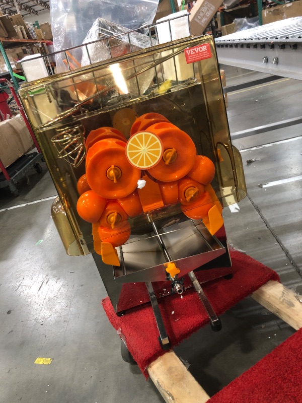 VEVOR Commercial Orange Juicer Machine, 120W Automatic Juice Extractor ...
