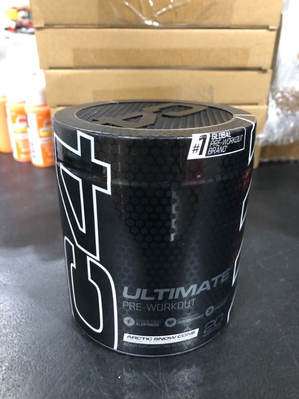 C4 Ultimate Pre Workout Powder Arctic Snow Cone - Sugar Free Preworkout ...