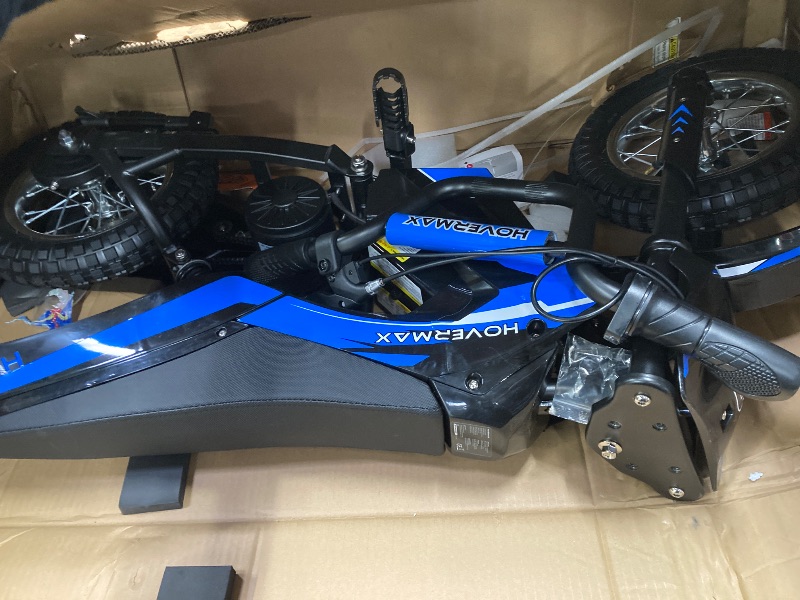 HOVERMAX 24 V H12M Electric Dirt Bike Powered Ride-On Toy with Flexible ...