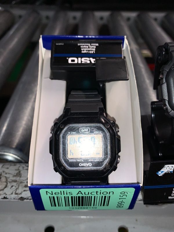 Casio Men's F108WH Illuminator Collection Black Resin Strap Digital ...