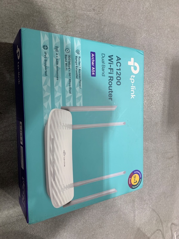 TP-Link AC1200 WiFi Router (Archer A54) - Dual Band Wireless Internet ...