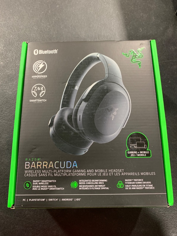 Razer Barracuda Wireless Gaming & Mobile Headset (PC, PlayStation ... Razer Barracuda Wireless Gaming & Mobile Headset (PC, PlayStation ...