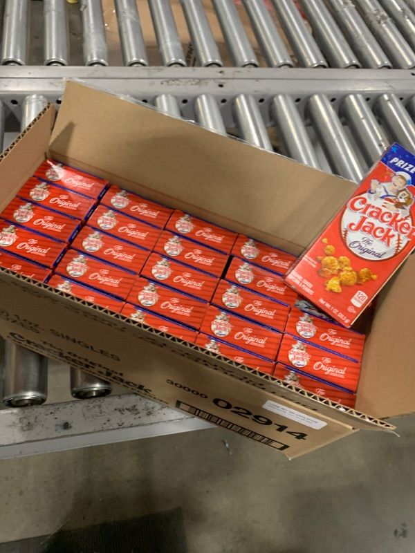 Cracker Jack Caramel Coated Popcorn & Peanuts, Original, 1 Ounce Boxes ...