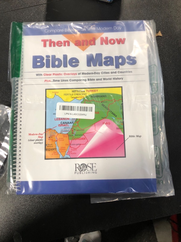 Then and Now Bible Maps: Compare Bible Times with Modern Day for sale ...