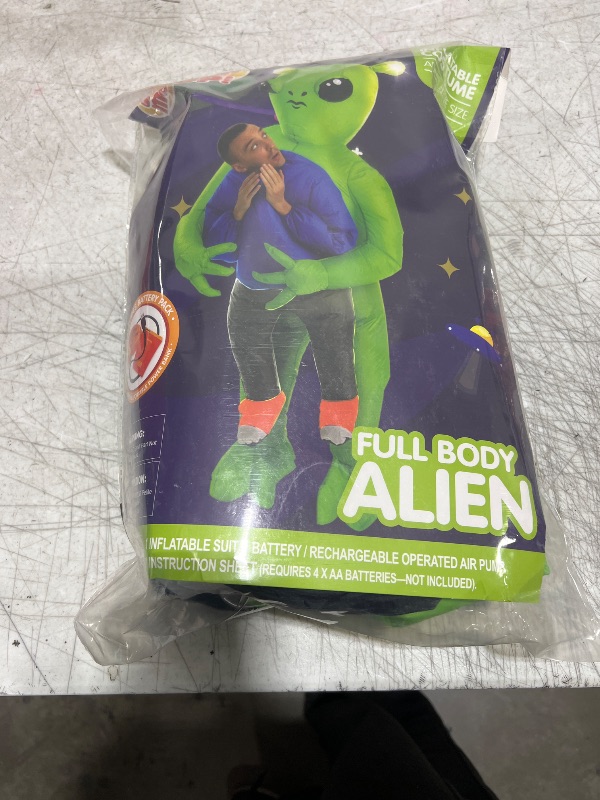 Spooktacular Creations Adults Inflatable Costumes, Alien Light-up ...
