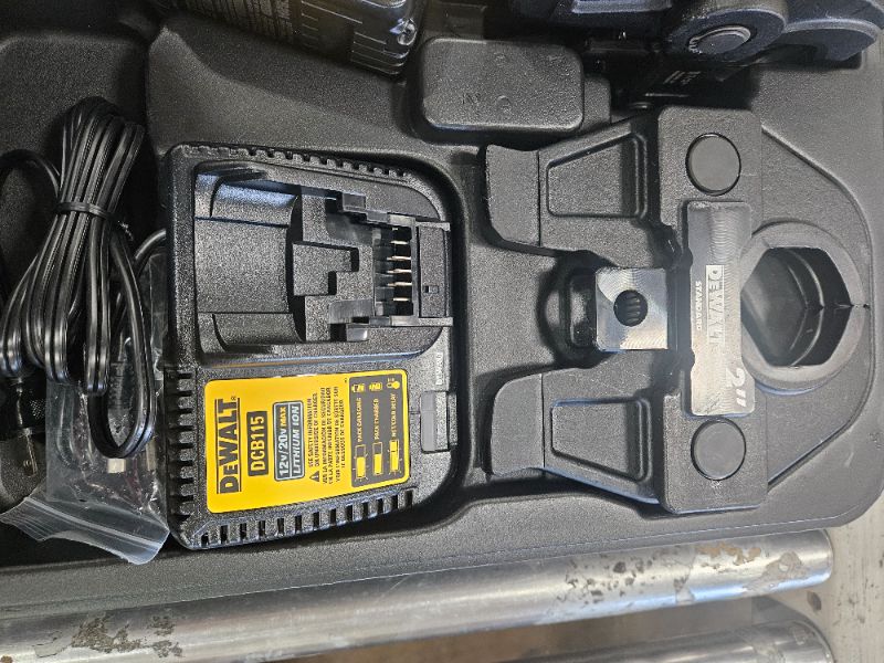 DEWALT 20V MAX Cordless Plumbing Pipe Press Tool Kit with Crimping ... DEWALT 20V MAX Cordless Plumbing Pipe Press Tool Kit with Crimping ...