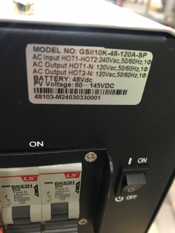 ZLPOWER 10000W Solar Hybrid Inverter, 48V DC to 110/240V (Settable) AC ...