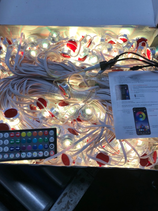 500FT Permanent Outdoor Lights,RGB Eaves Lights with App Control Remote ...