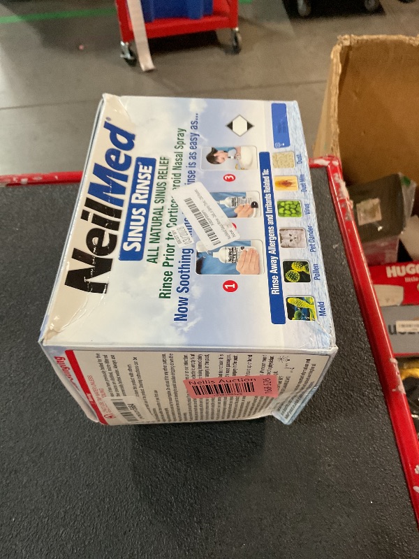 NeilMed Sinus Rinse - 2x8fl oz Bottles Nasamist Saline Spray 75mL - 250 ...