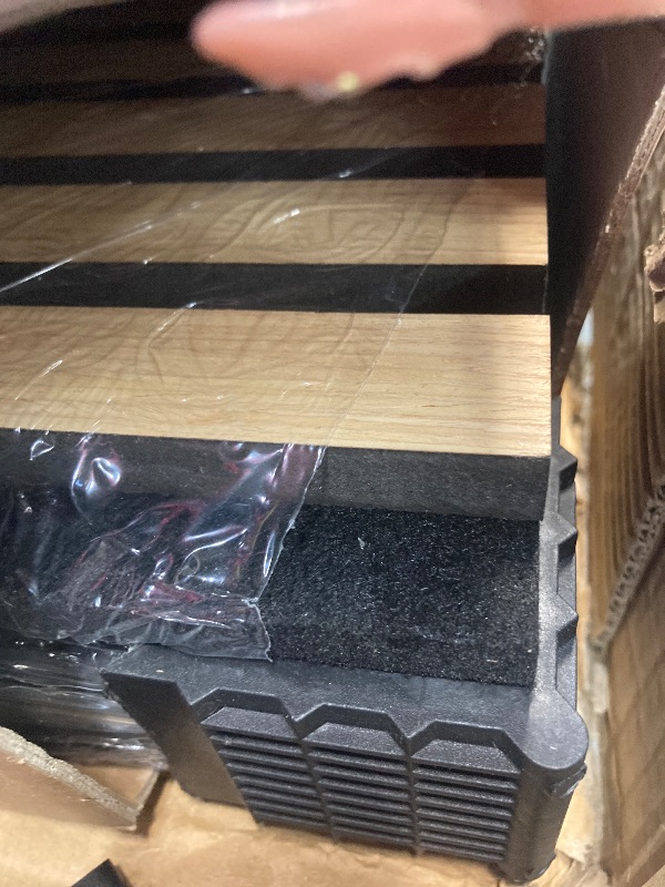 Avana Acoustic Wood Wall Panels – 94.4 x 12.6 Inch White Oak Acoustic ...