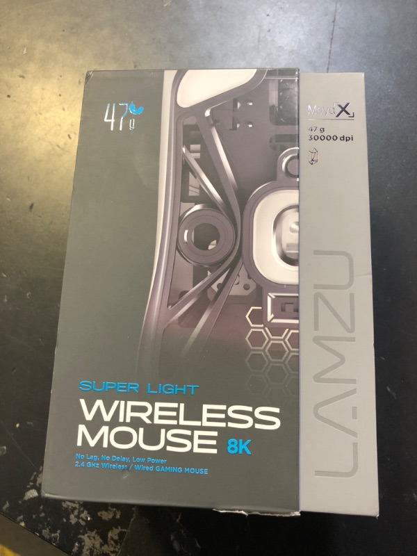 Lamzu Maya X Wireless Gaming Mouse, Ultra Lightweight 47g, Optical ...