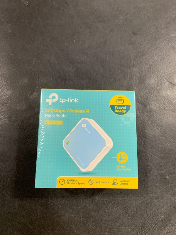 TP-Link N300 Wireless Portable Nano Travel Router(TL-WR802N) - WiFi ...