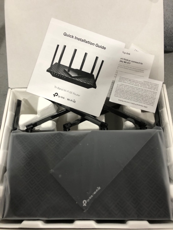 TP-Link AXE5400 Tri-Band WiFi 6E Router (Archer AXE75)- Gigabit ...