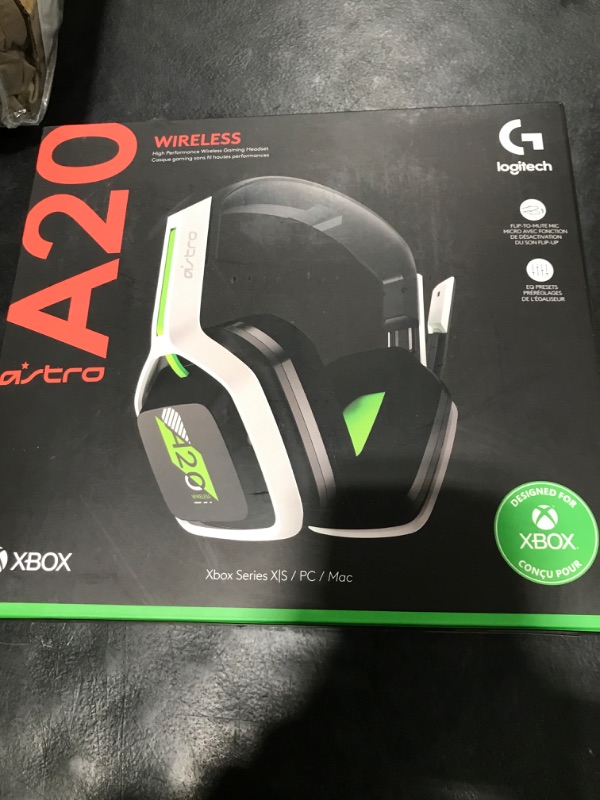 ASTRO Gaming A20 Wireless Headset Gen 2 for Xbox Series X | S, Xbox One ...