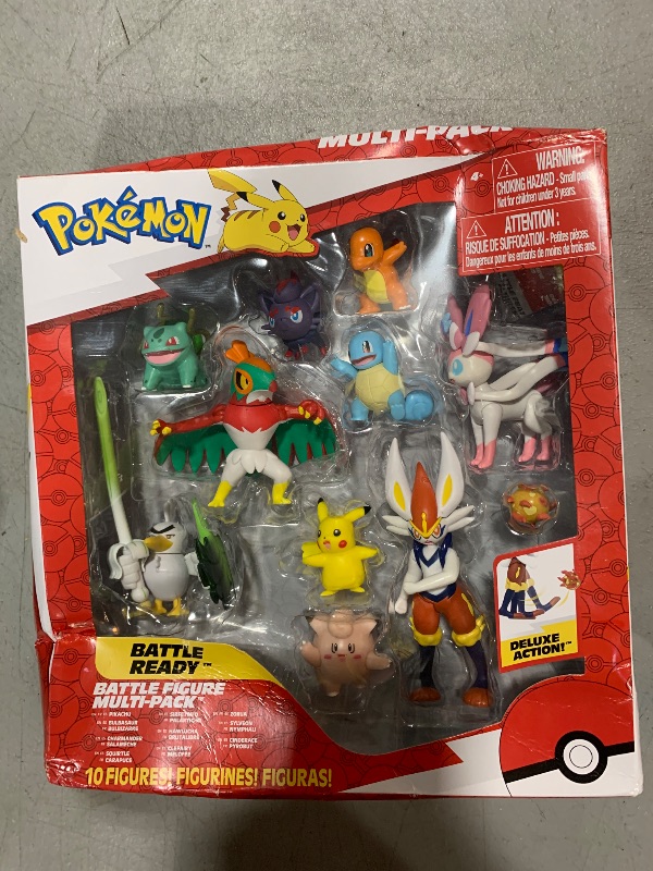 Pokémon Battle Figure 10 Pack - One 4.5-Inch Cinderace Figure Plus ...