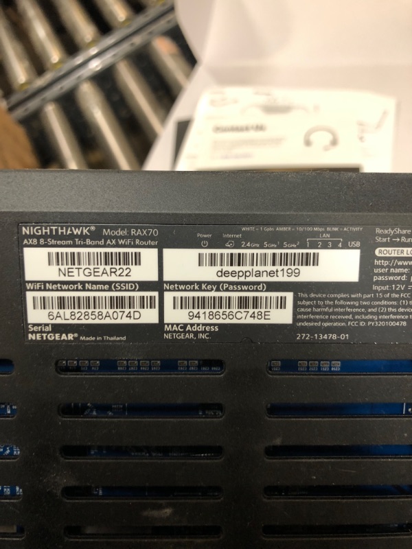 NETGEAR Nighthawk 8-Stream WiFi 6 Router (RAX70) - Security Features ...