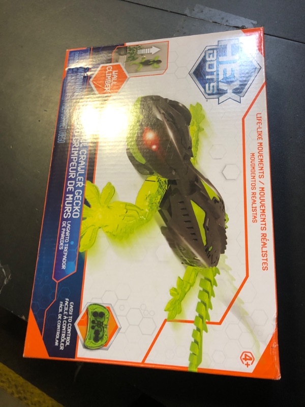 HEX BOTS Wall Crawler Gecko, Rechargeable Remote Control Robot Kids ... HEX BOTS Wall Crawler Gecko, Rechargeable Remote Control Robot Kids ...