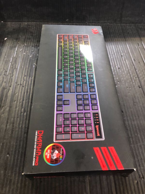 Redragon K556 PRO Upgraded Wireless RGB Gaming Keyboard, BT/2.4Ghz Tri ...