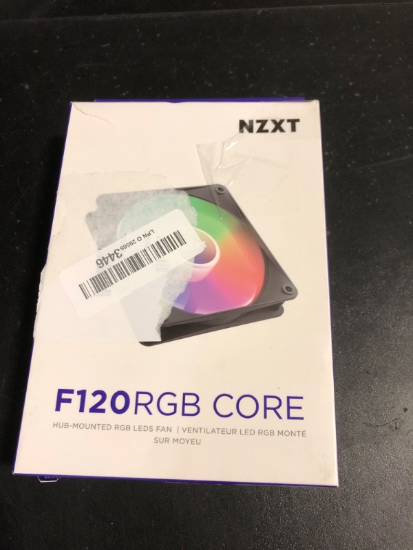 NZXT F120 RGB Core - 120mm Hub-Mounted RGB Fan - 8 Individually ...