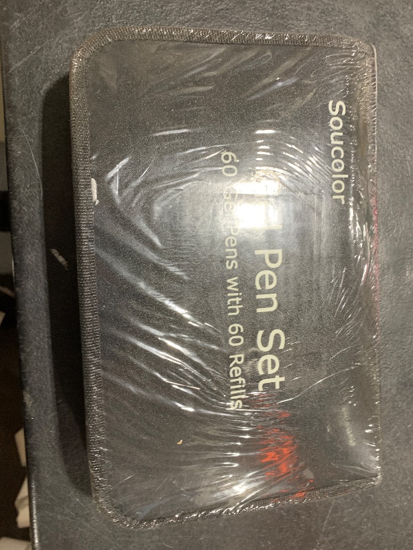 Soucolor Gel Pens for Adult Coloring Books, Deluxe 120 Pack-60 Colored ...