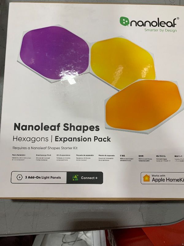 Nanoleaf 3pk Shapes Hexagon Expansion Kit LED Light Bulbs for sale ...