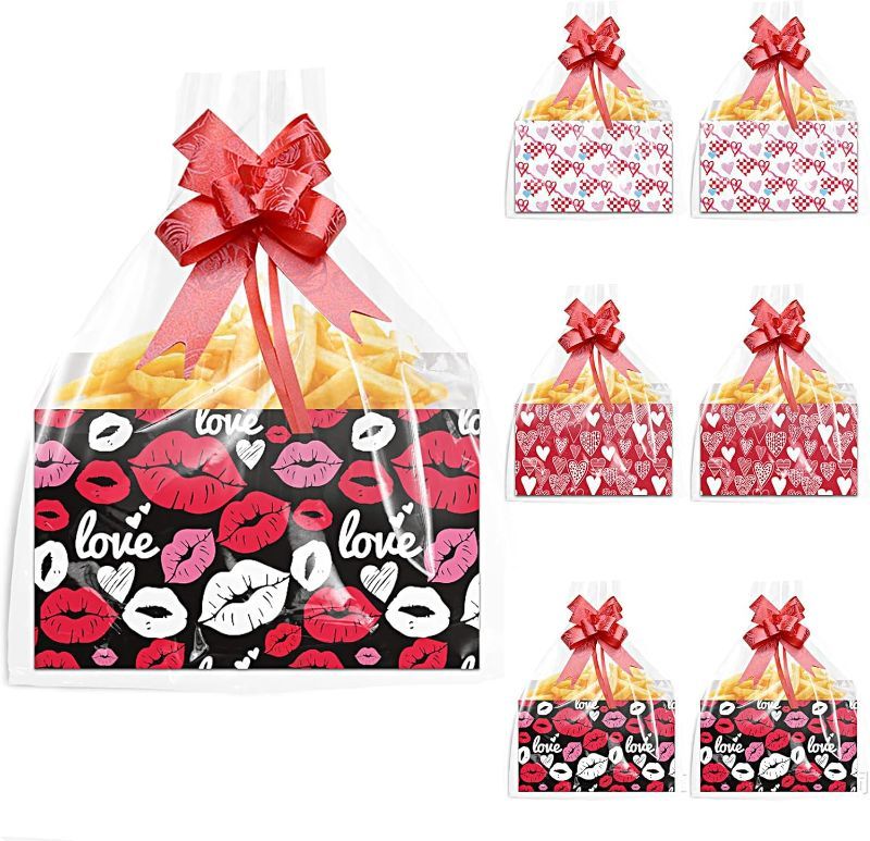 24 Pcs Valentines Day Baskets Gifts Empty Set, Valentines Empty Market ...