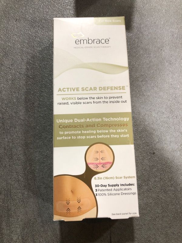 Embrace Active Scar Defense for New Scars, FDA-Cleared Medical-Grade ...