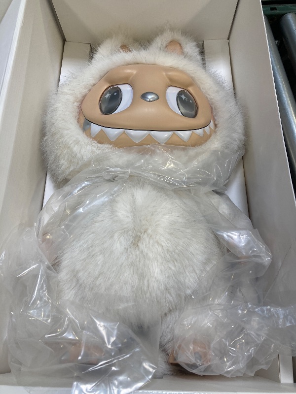 POP MART THE MONSTERS Angel in Clouds Labubu Vinyl Plush 58 X 33cm ...