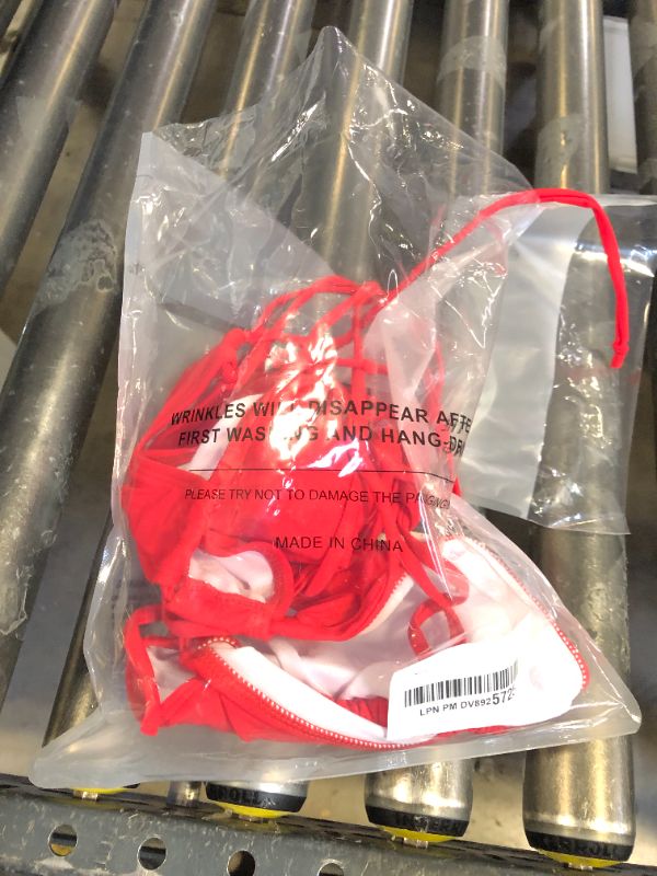 Zonsaoja Women String Bikini Set Halter Side Tie Two Piece Swimsuit ...