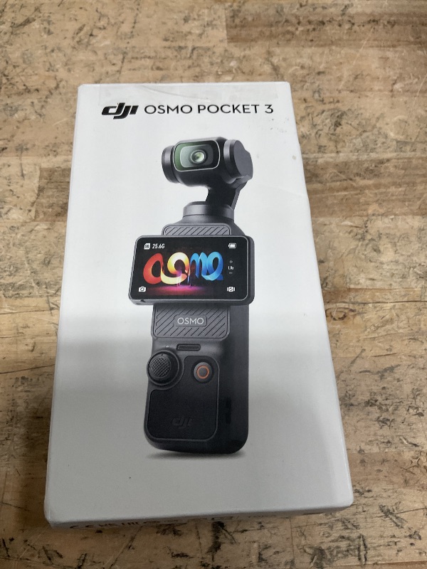 DJI Osmo Pocket 3, Vlogging Camera with 1'' CMOS & 4K/120fps Video, 3-Axis Stabilization, Fast ...