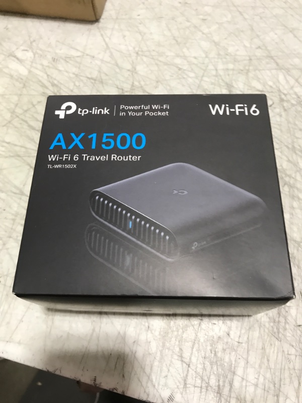 TP-Link Ultra-Portable Wi-Fi 6 AX1500 Travel Router TL-WR1502X | Easy ...