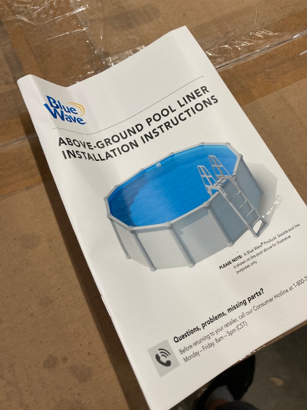 Blue Wave Belize 15-ft x 30-ft Oval 52-in Deep Above Ground Swimming ...