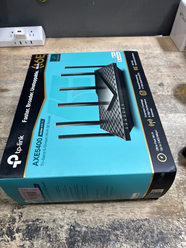 TP-Link AXE5400 Tri-Band WiFi 6E Router (Archer AXE75)- Gigabit ...