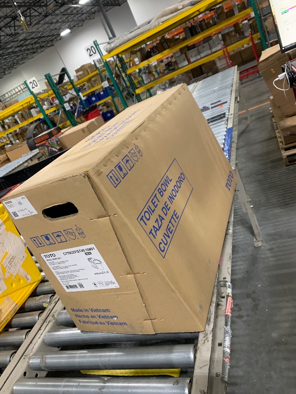 TOTO Drake Elongated Universal Height TORNADO FLUSH Toilet Bowl with 10 ...